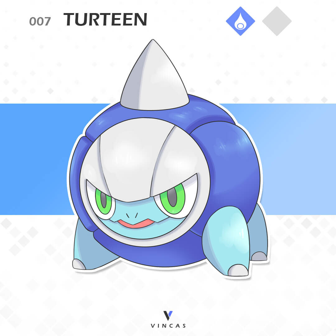 ArtStation - Fakemon 007 - TURTEEN