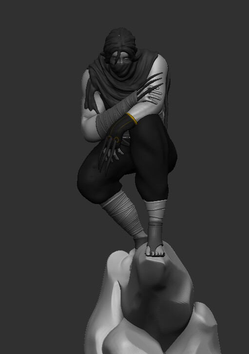 ArtStation - (WIP) Shinji 2D to 3D