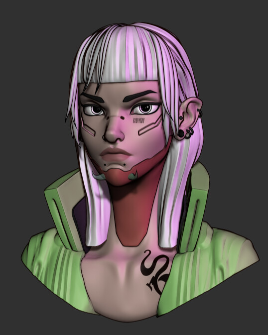 ArtStation - Cyberpunk OC