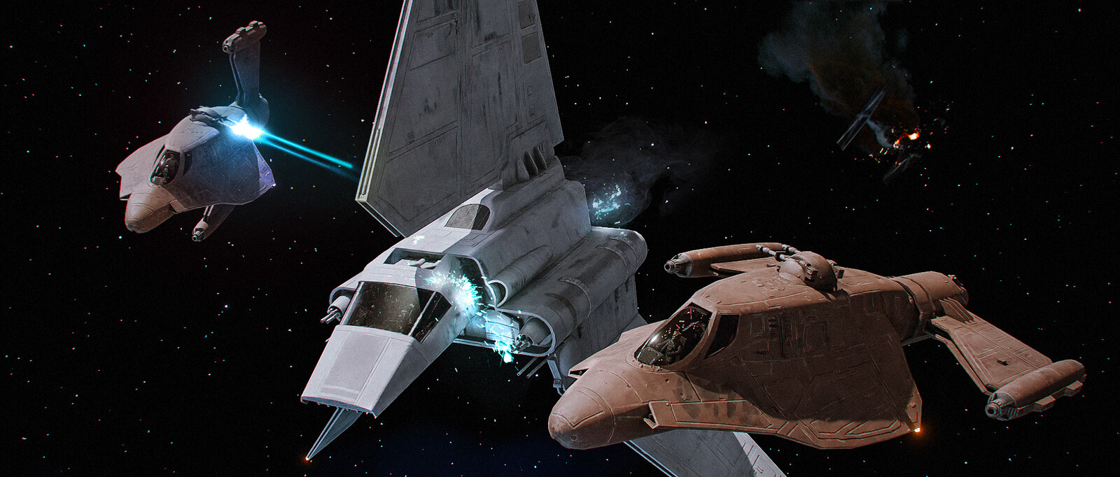 Robert Rose - Realtime Star Wars Skipray blastboat