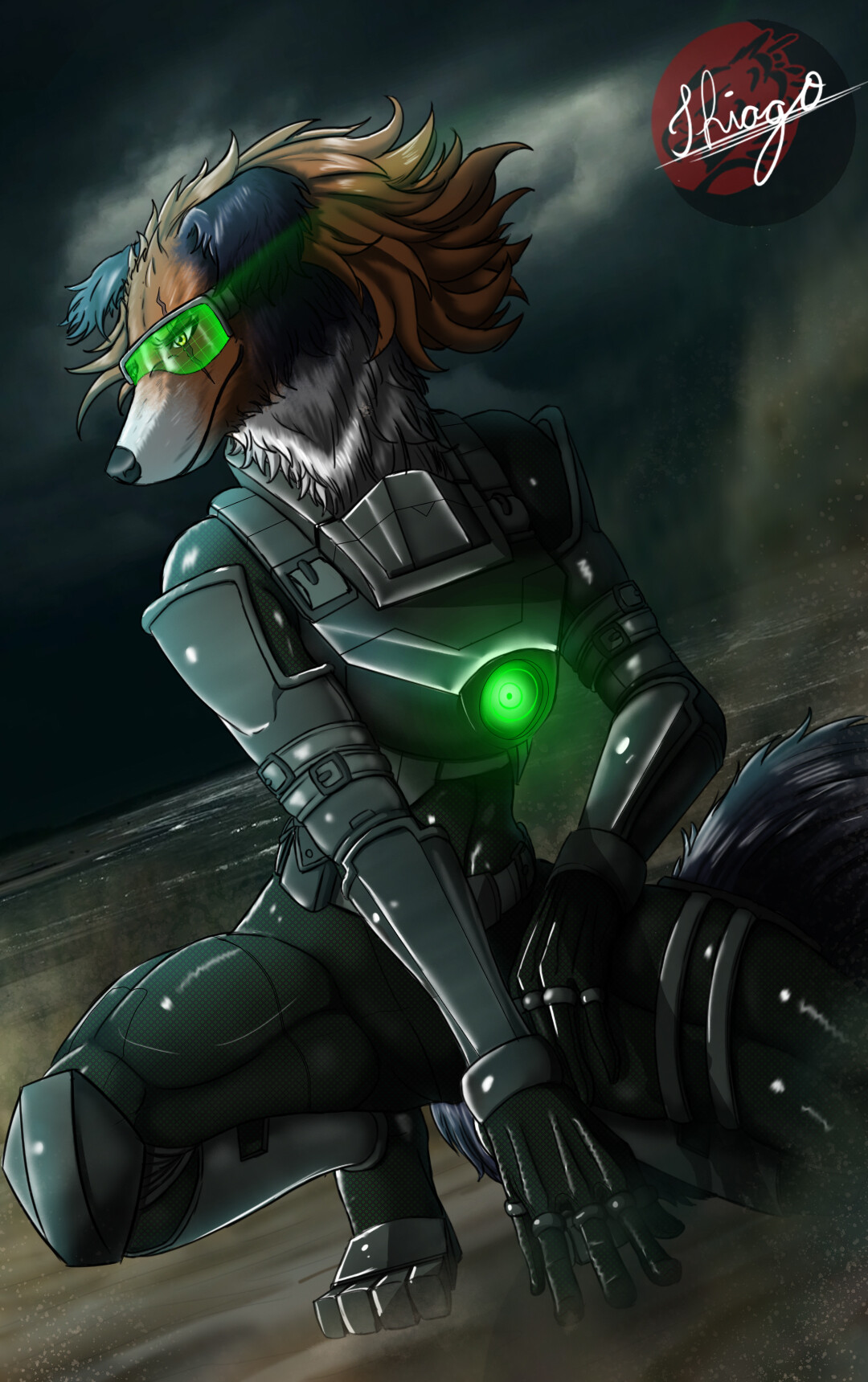 ArtStation - hunting dog.