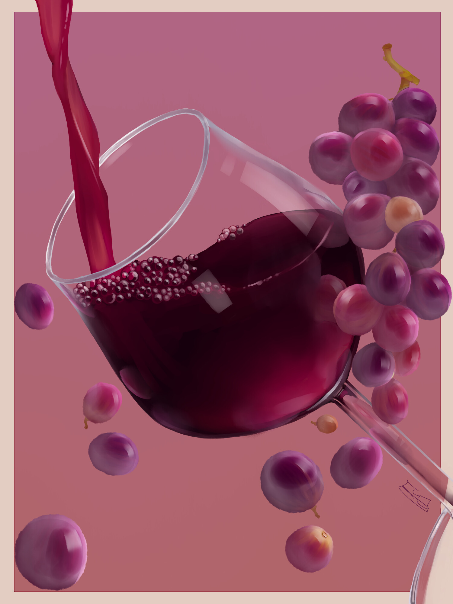 ArtStation - Wine pour