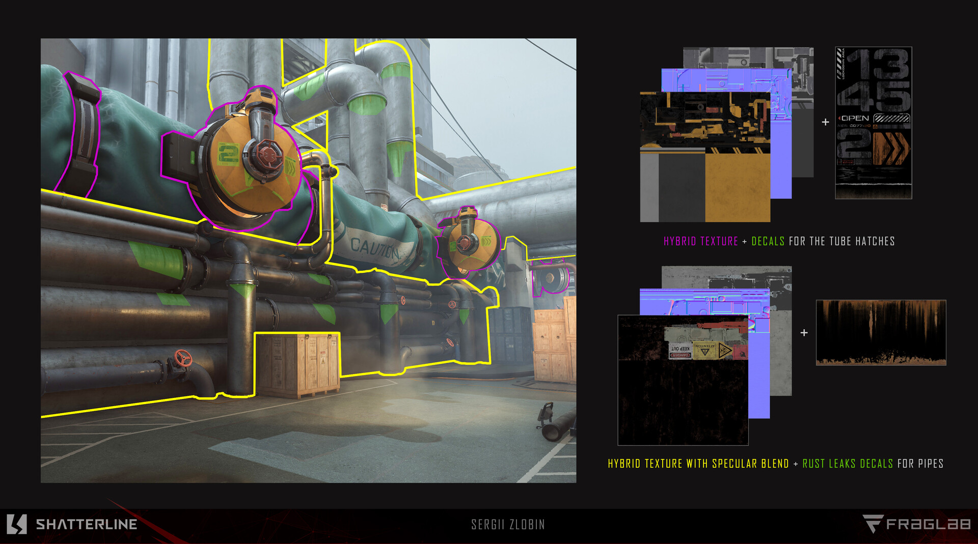 Sergii Zlobin - Shatterline - Escort MARCH map