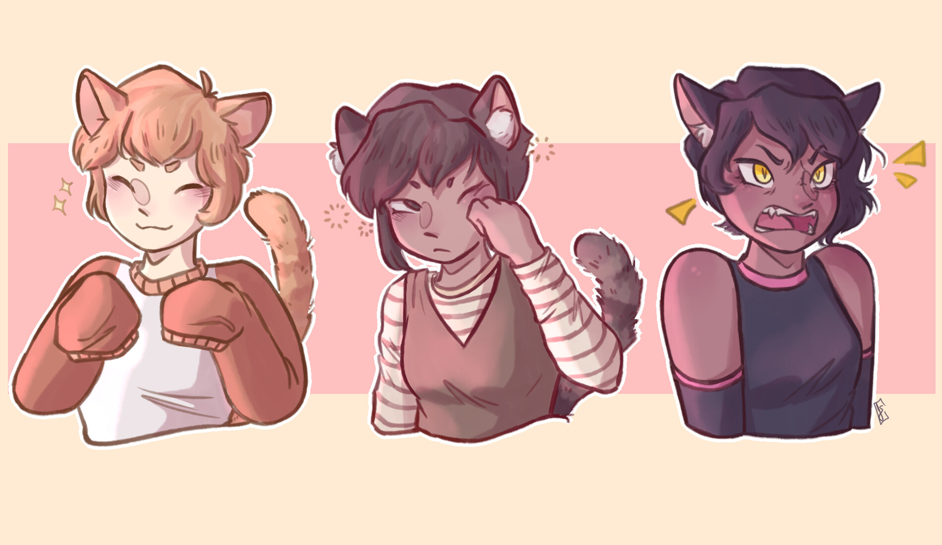 ArtStation - Cats and Emotions