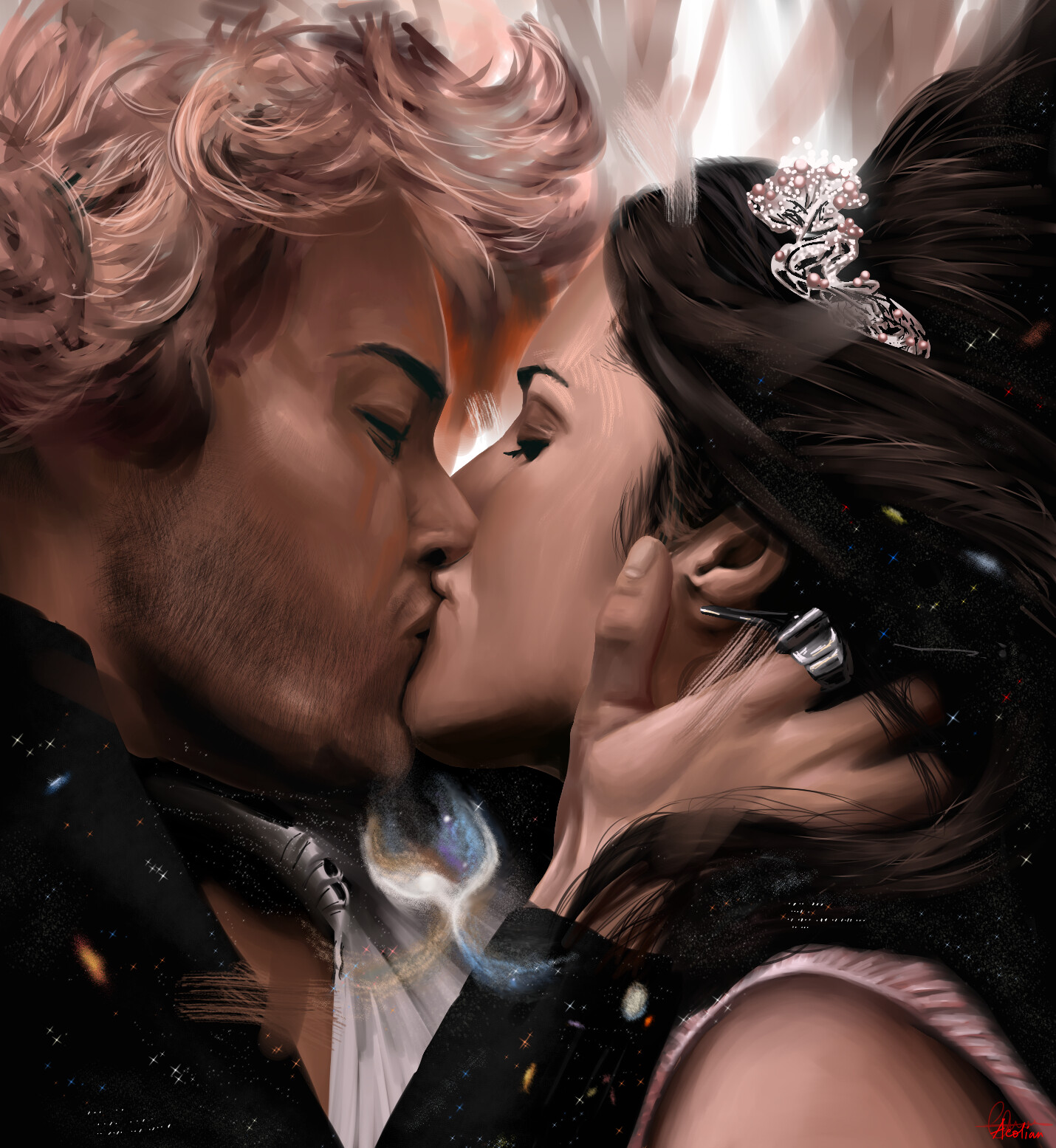 ArtStation - Like galaxies colliding