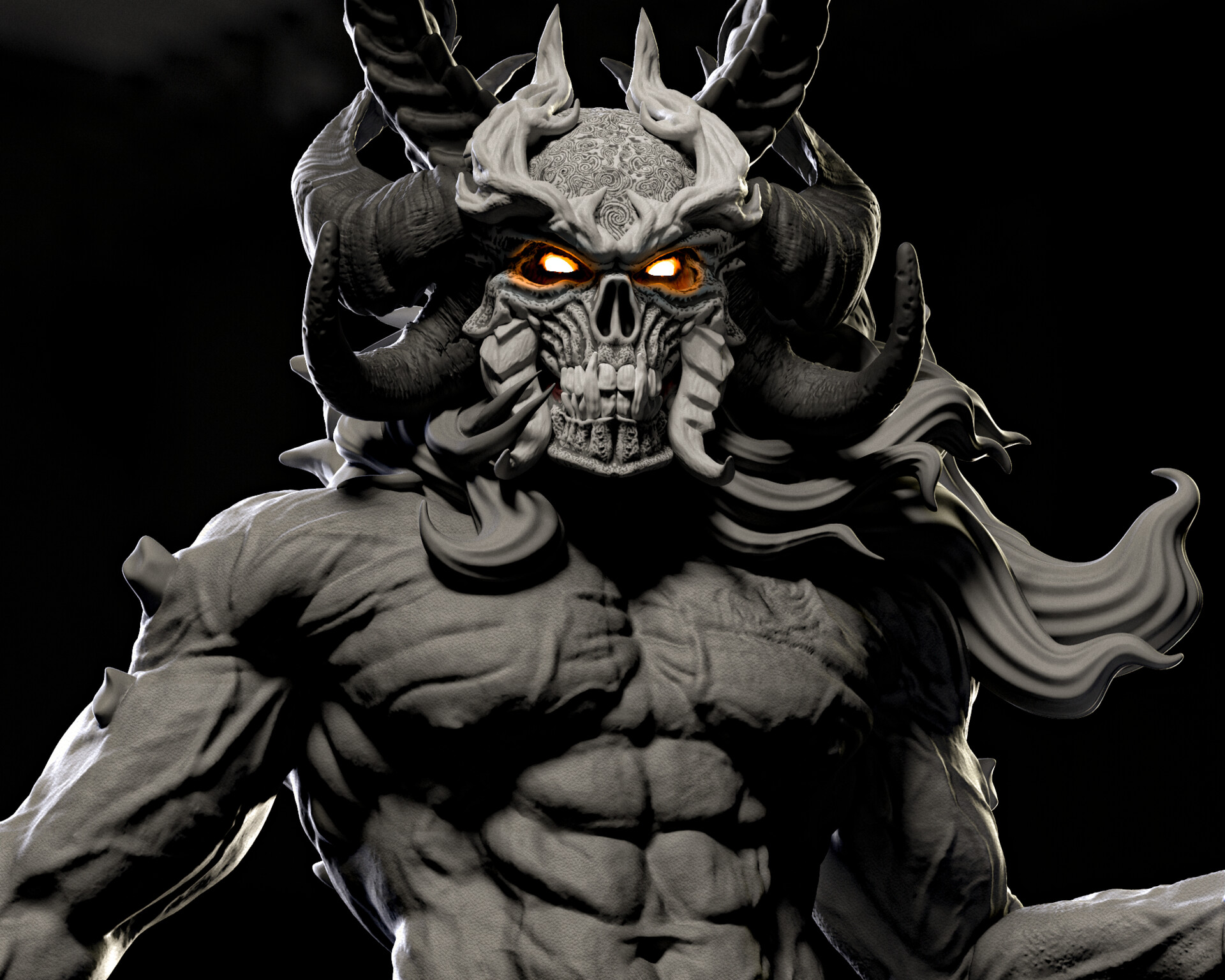 ArtStation - Skull Demon