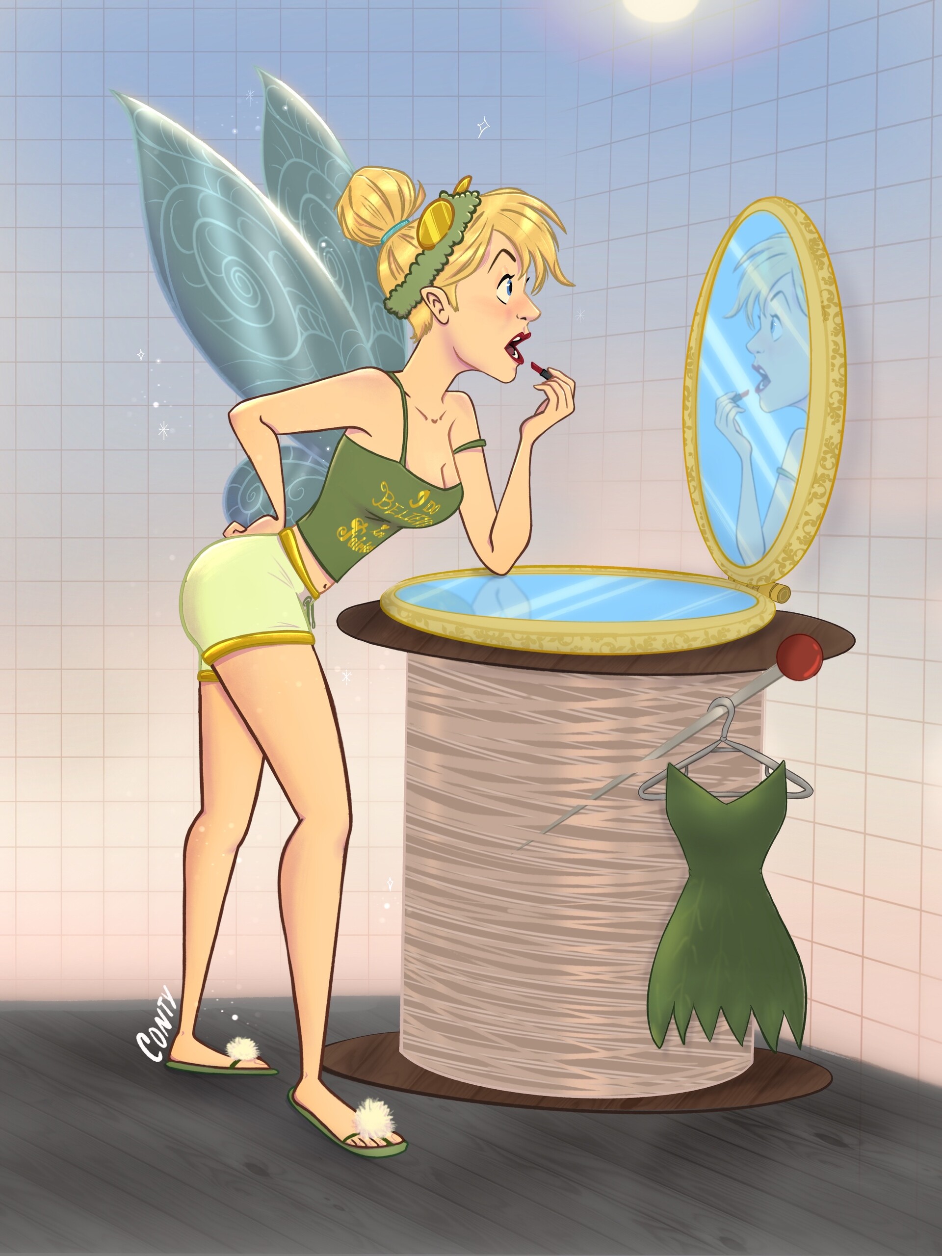 ArtStation - Tinker Bells' morning routine