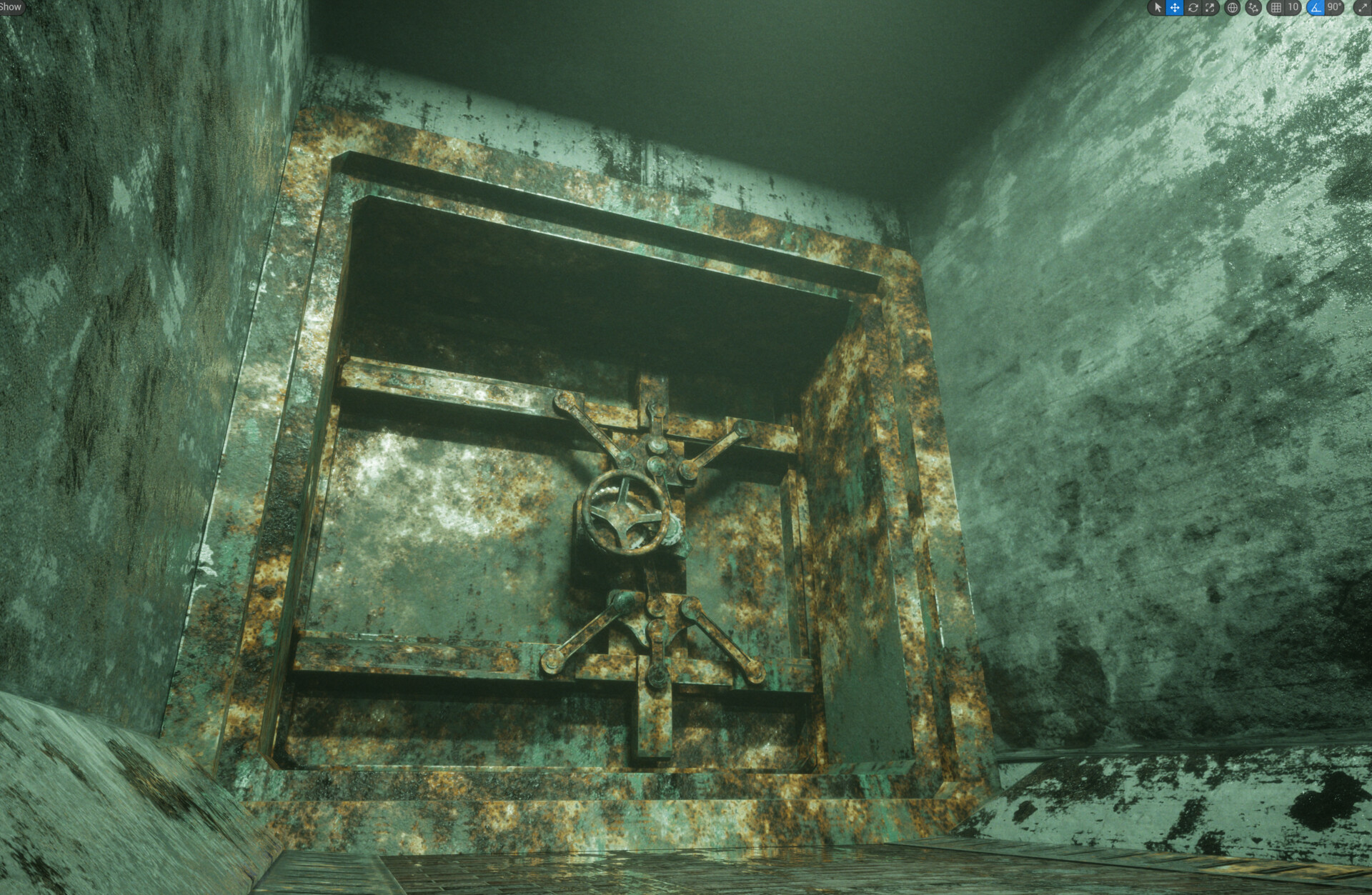 Laird WT - Bunker Door - Procedural Material using Tilables and ...