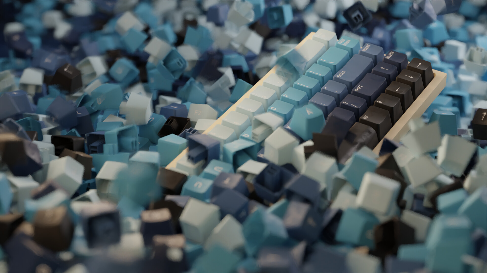 ArtStation - Gradient Keyboard