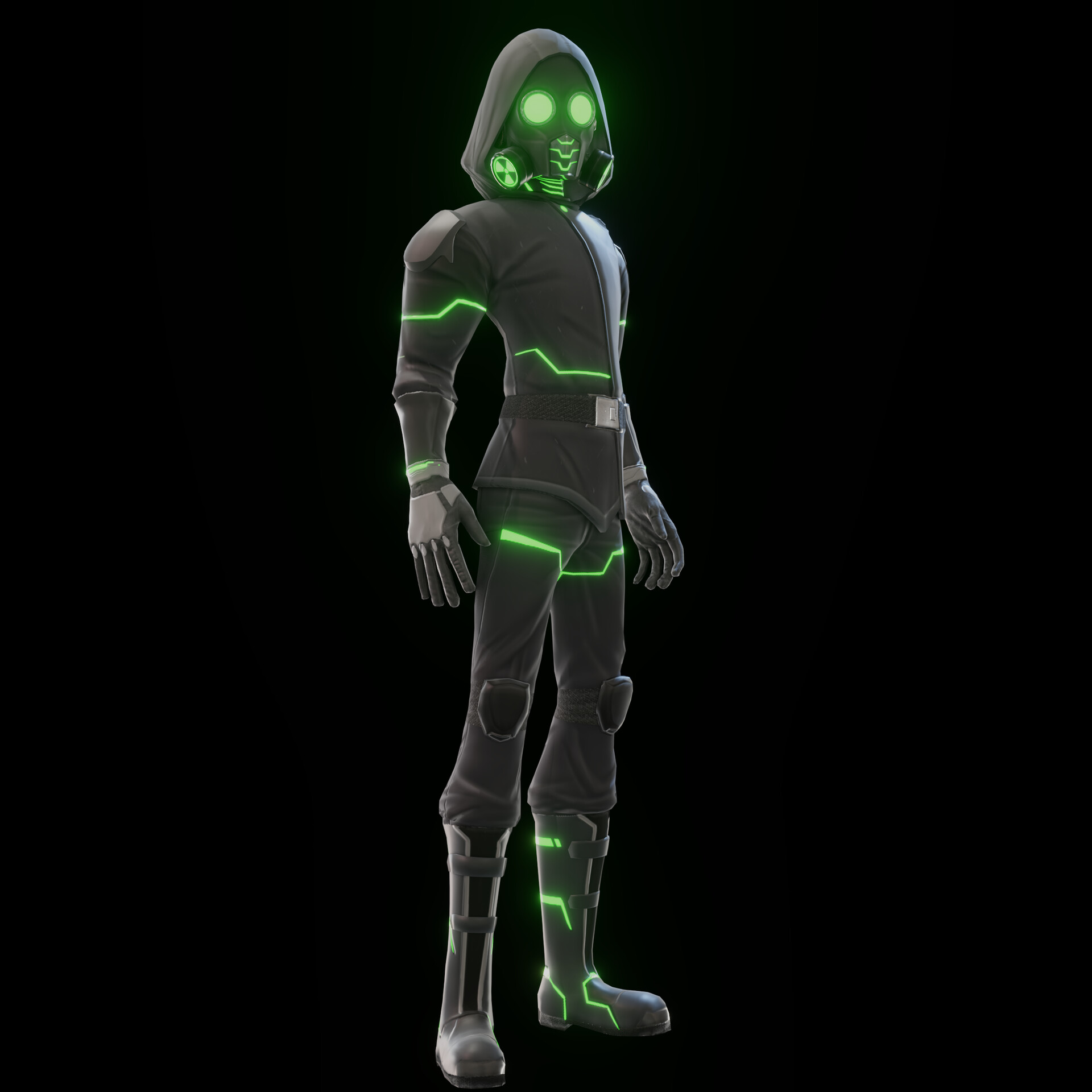 ArtStation - Stylized character in toxic suit