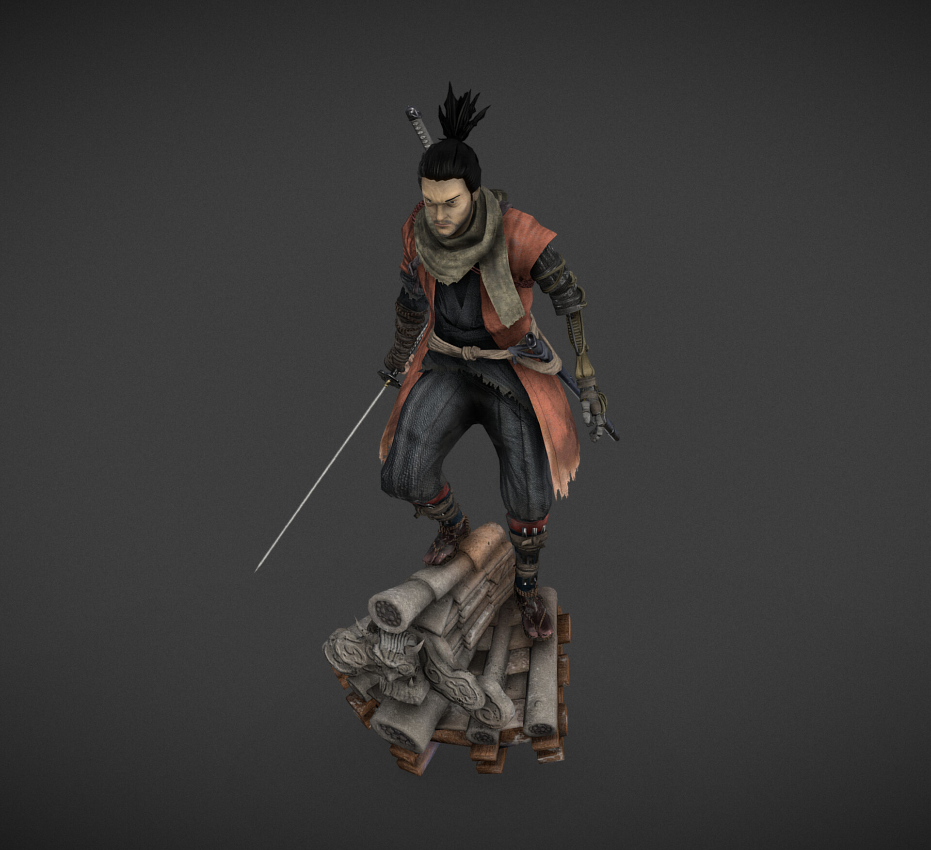 ArtStation - Sekiro Shadows Die Twice - Wolf