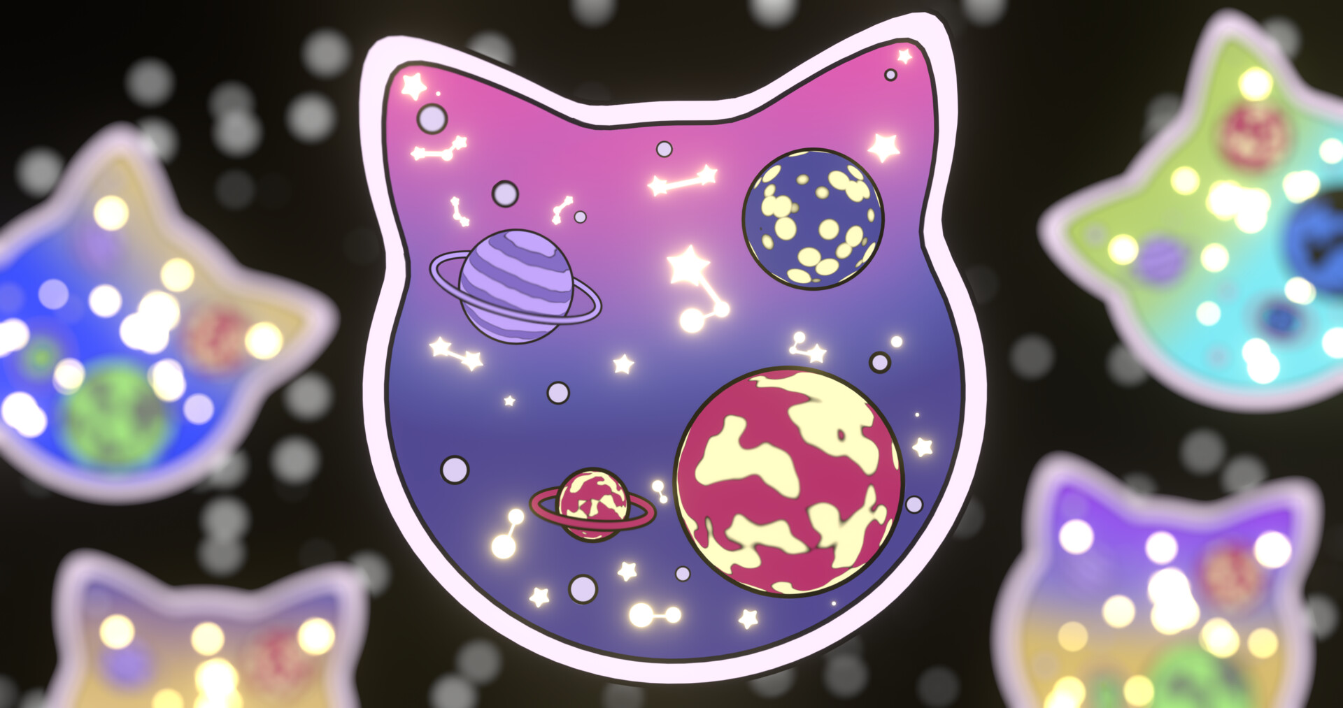 ArtStation - Galaxy Cats