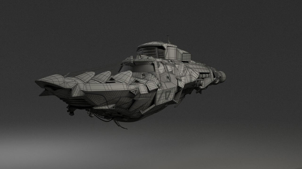 Jose Trujillo - Battle hover speedboat, 3D Modeled by me Concept by ...
