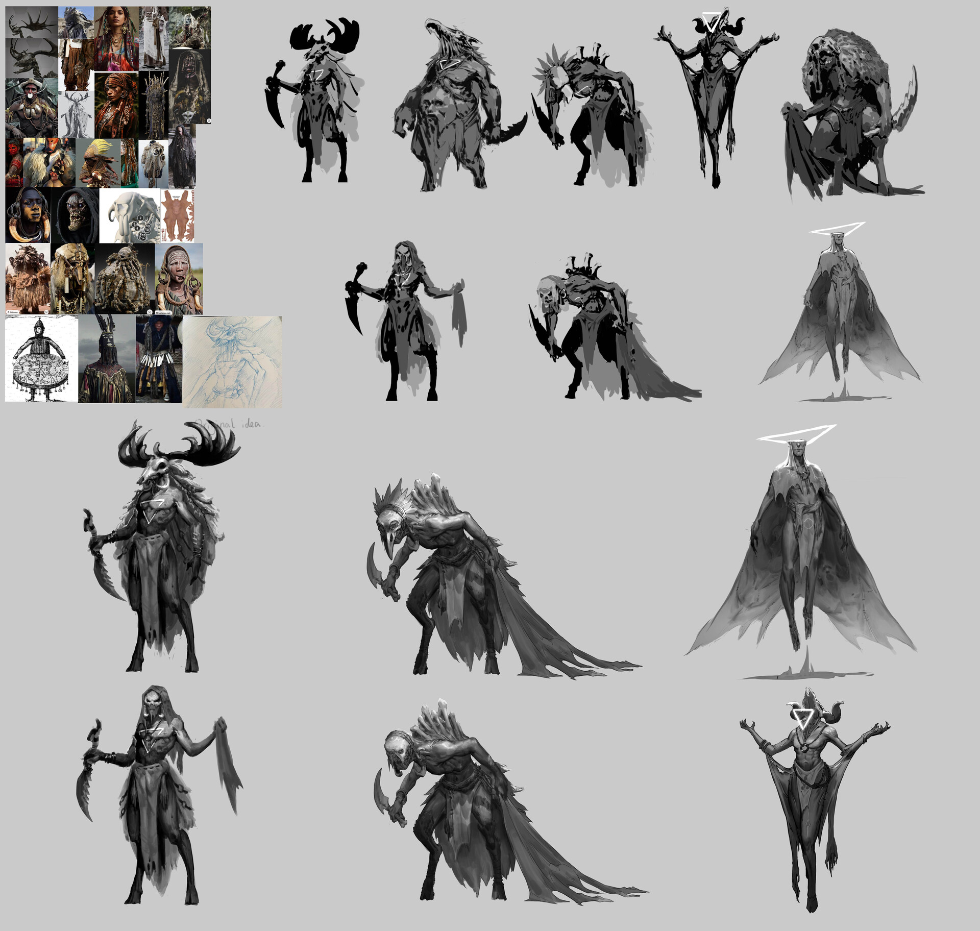 Baitan 柏坦 - Diablo 4 Fan Art - Fallen and Fallen Shaman