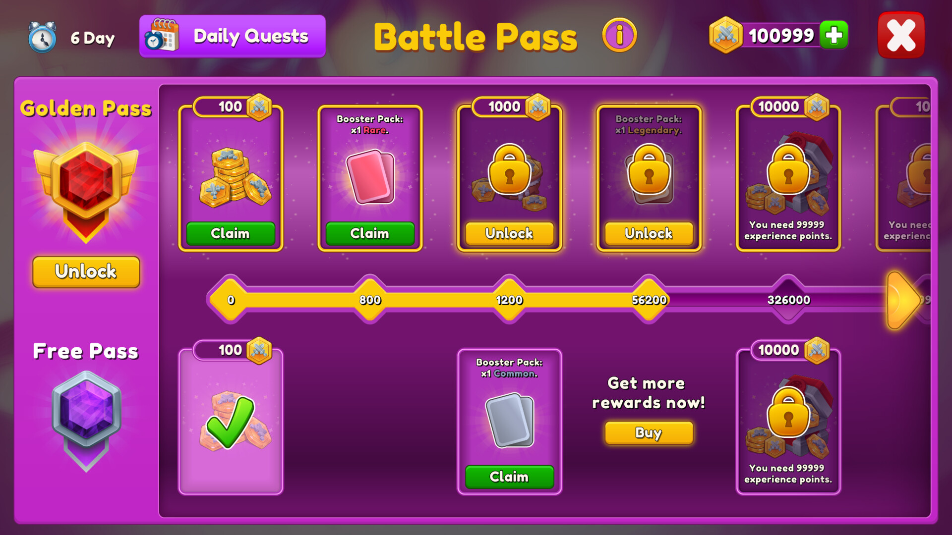 Artstation Battle Pass Ui Design For Mobile Game