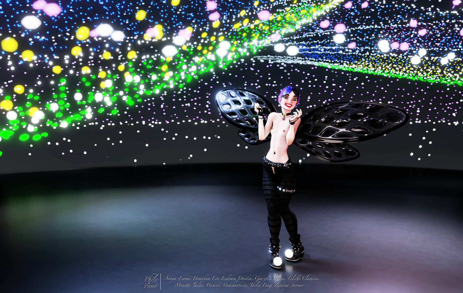 Philo Vivero - Tailey Fang, Asian Lady, Goth Punk Faerie