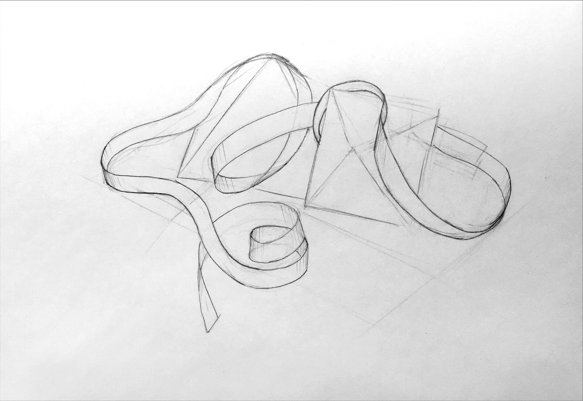 ArtStation - Ribbons in perspective