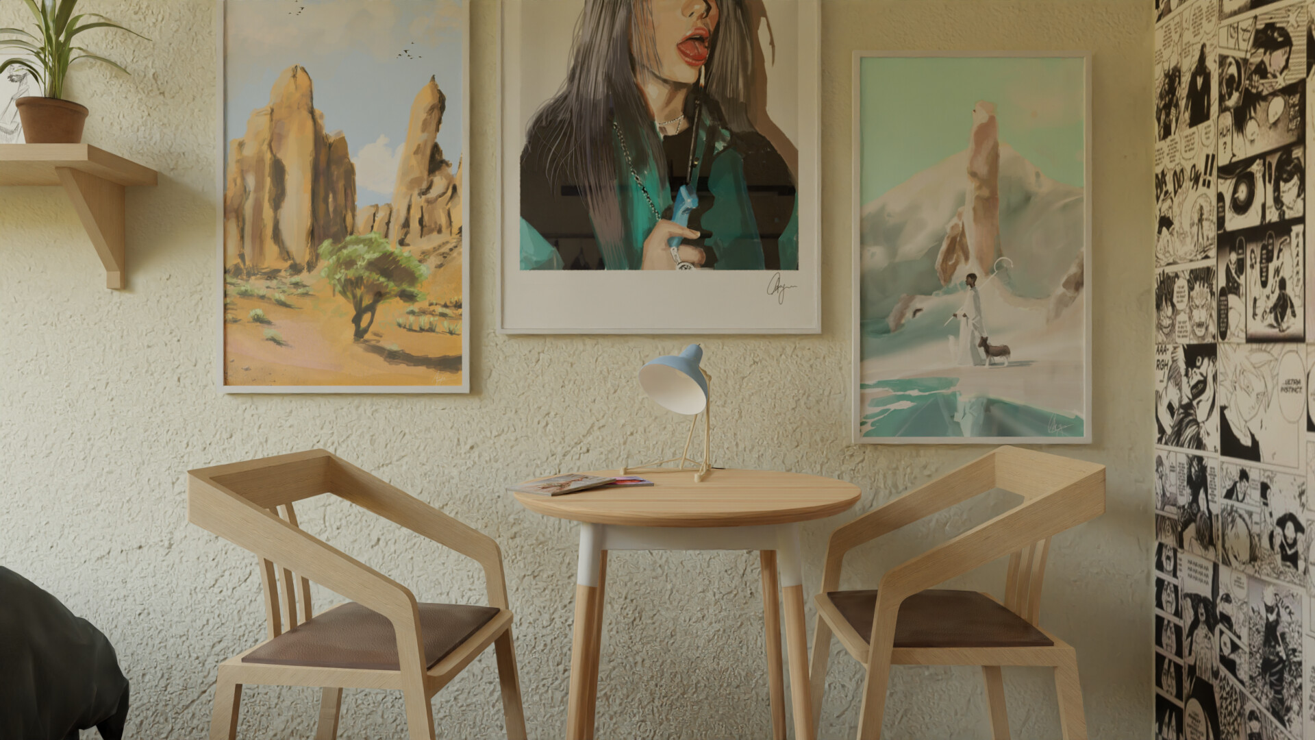 ArtStation - Interior Design: New York apartment