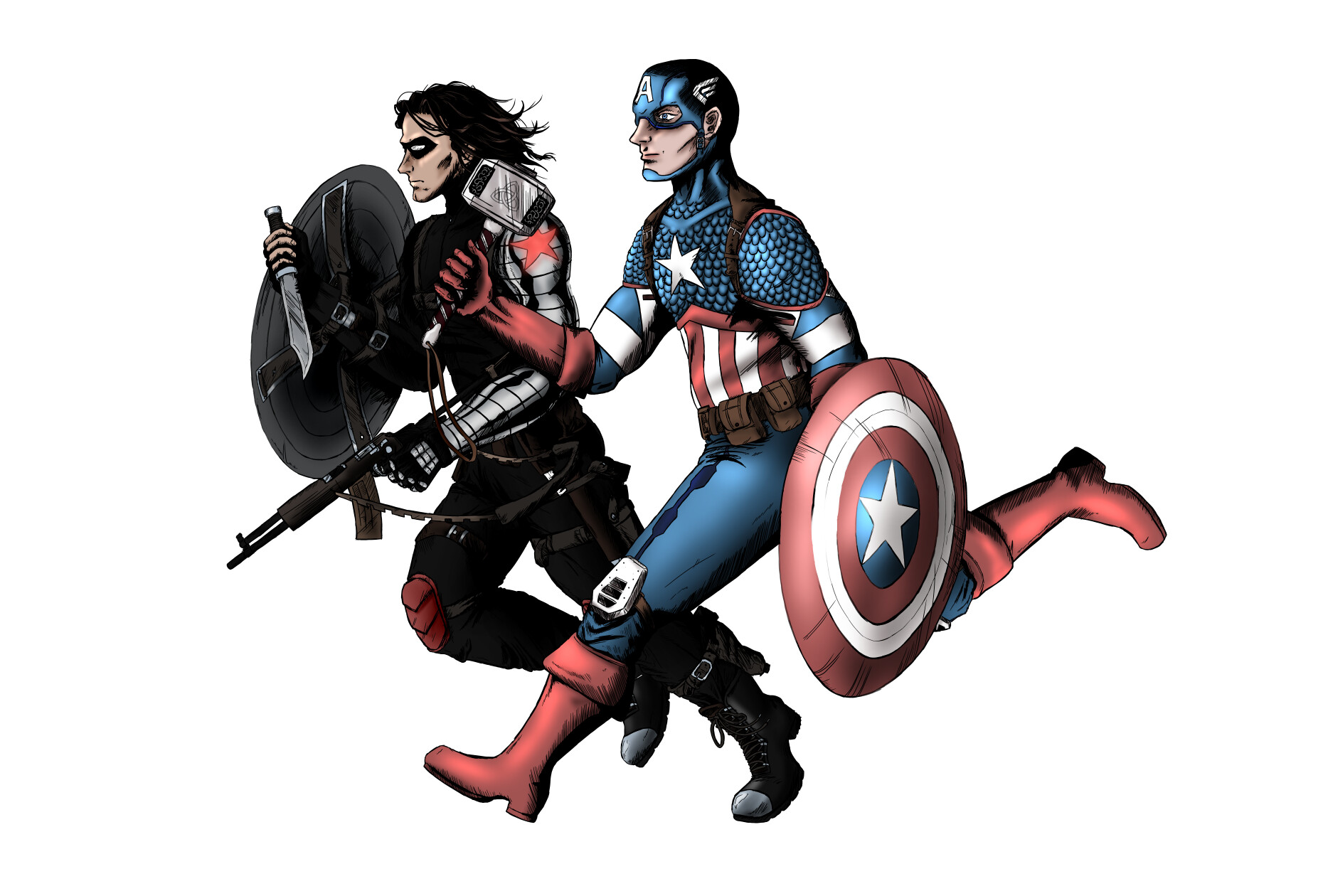 captain america the winter soldier coloring pages
