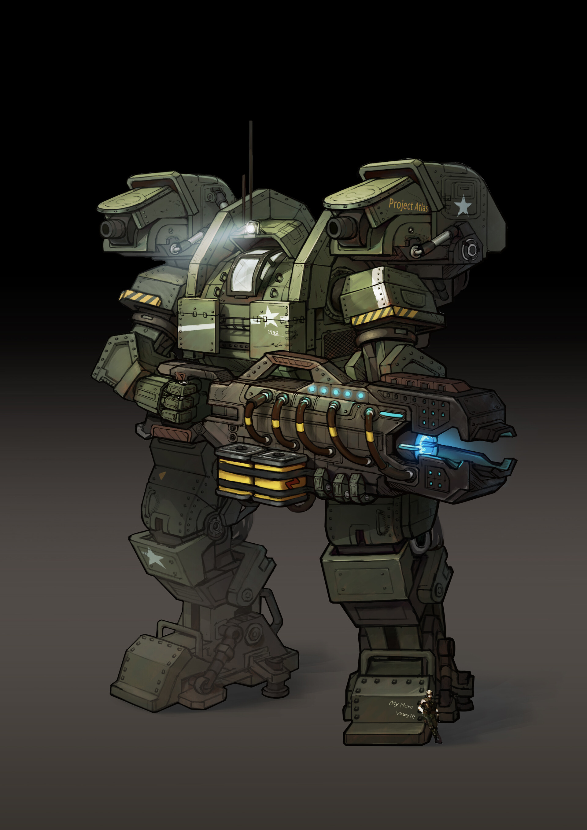 ArtStation - Tank Mech design 2