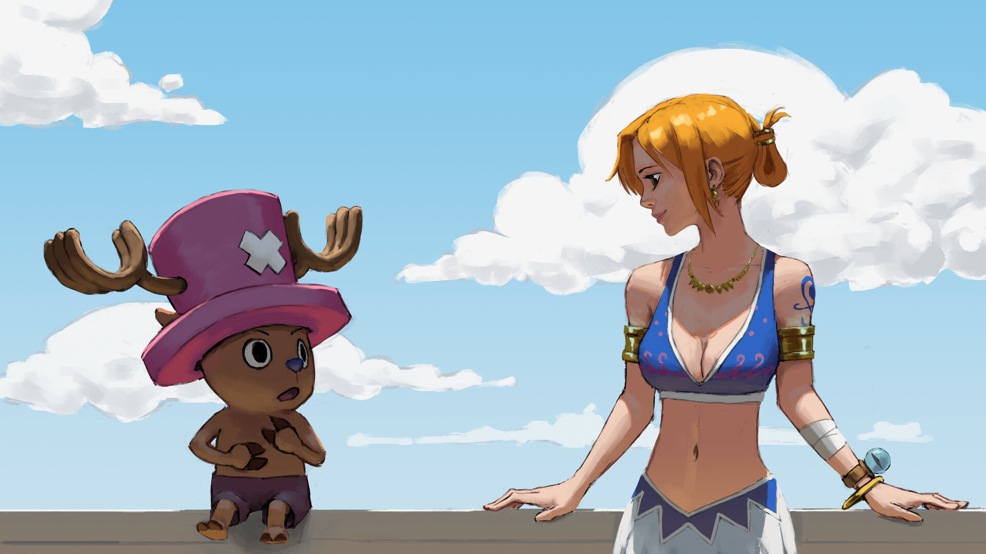 ArtStation - Chopper and Nami fanart