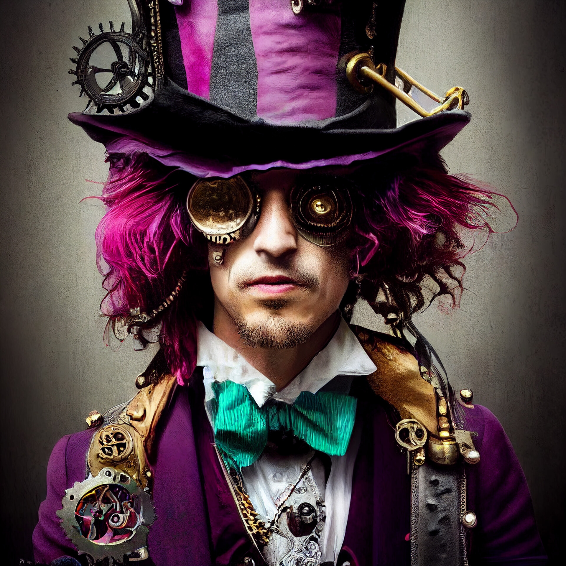 ArtStation - Alice in Wonderland steampunk style