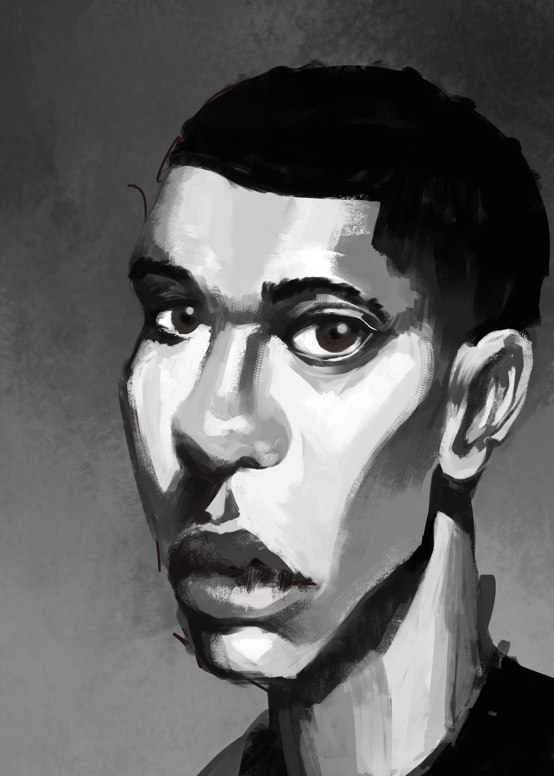 ArtStation - Digital painting practise- human head