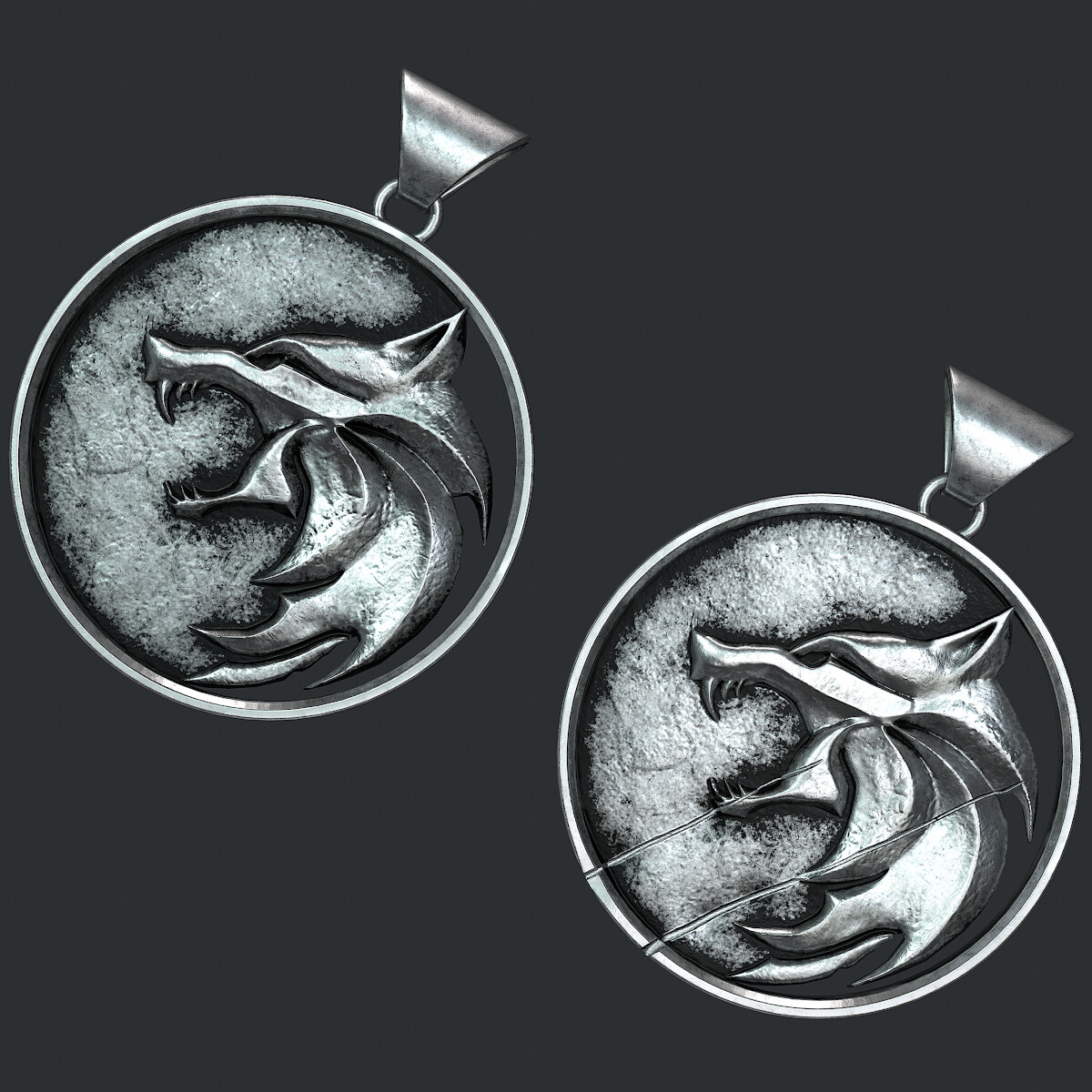 ArtStation - Witcher Medallions