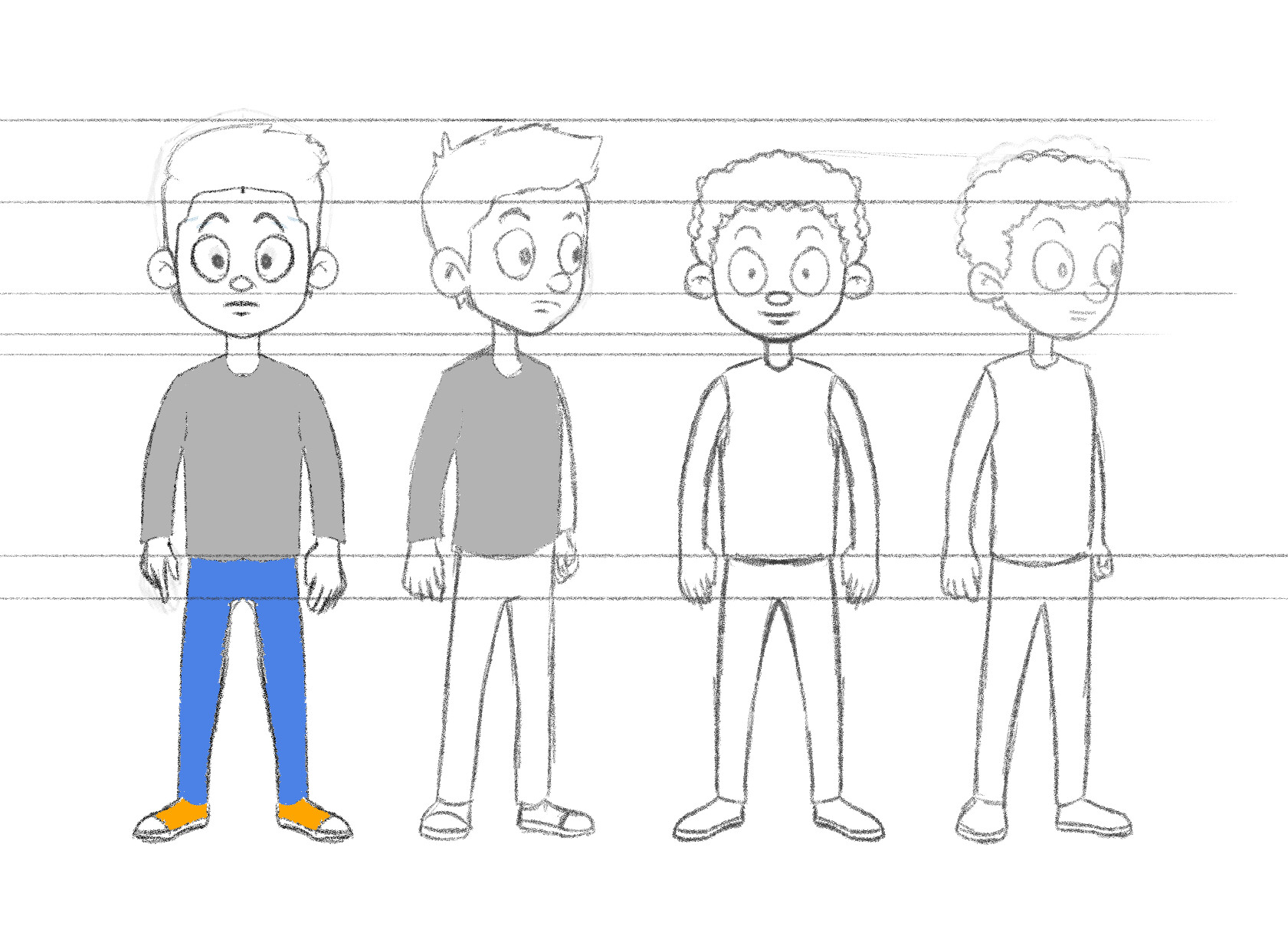 ArtStation - character design for animation