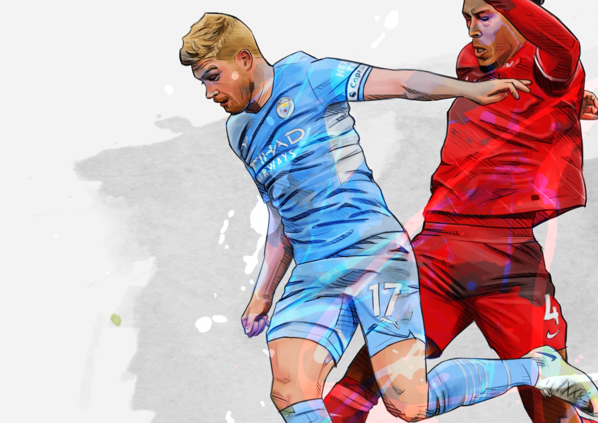 Kevin De Bruyne vs Virgil van Dijk by Dimas Wisnu Prakoso — ProUser.Me