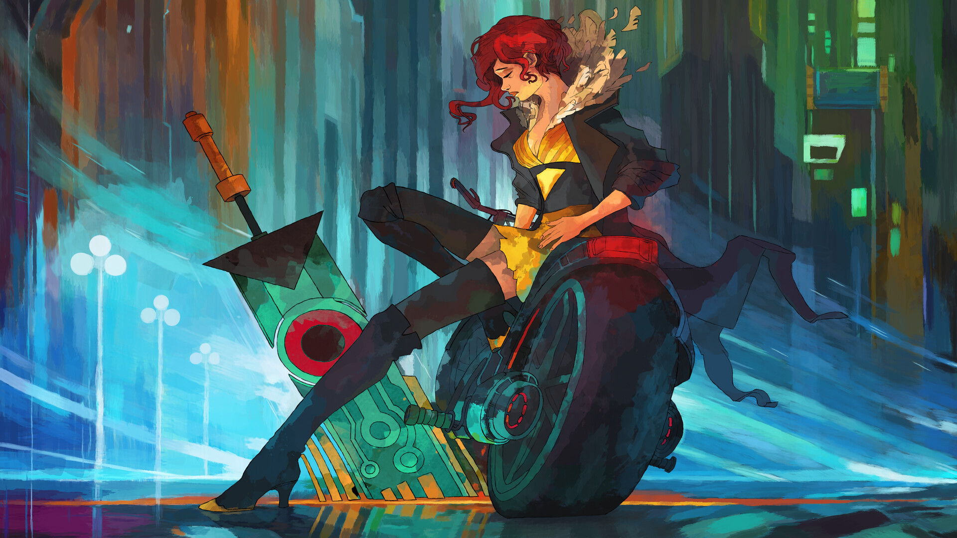ArtStation - Transistor tribut
