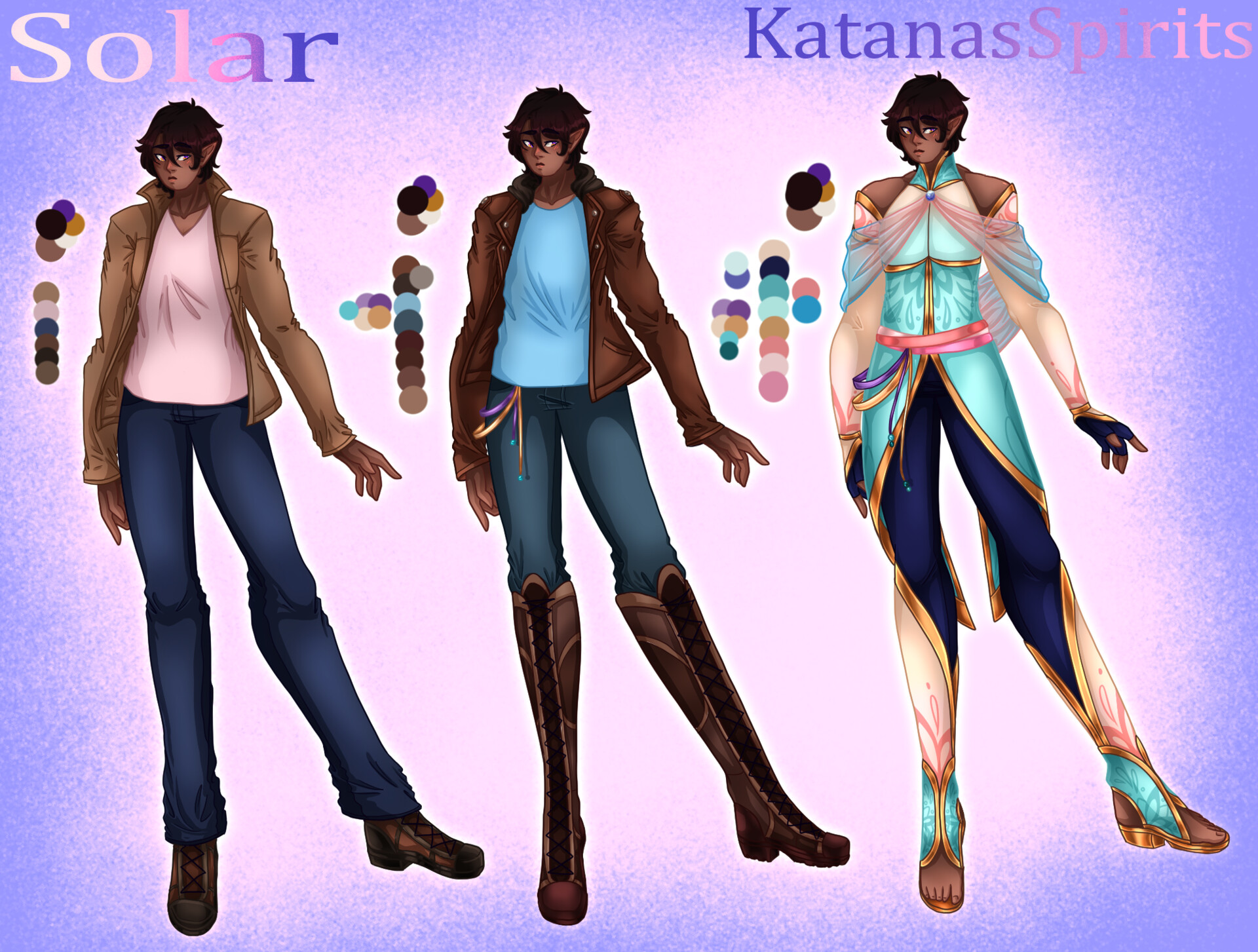 KatanasSpirits - Main Character Outfits