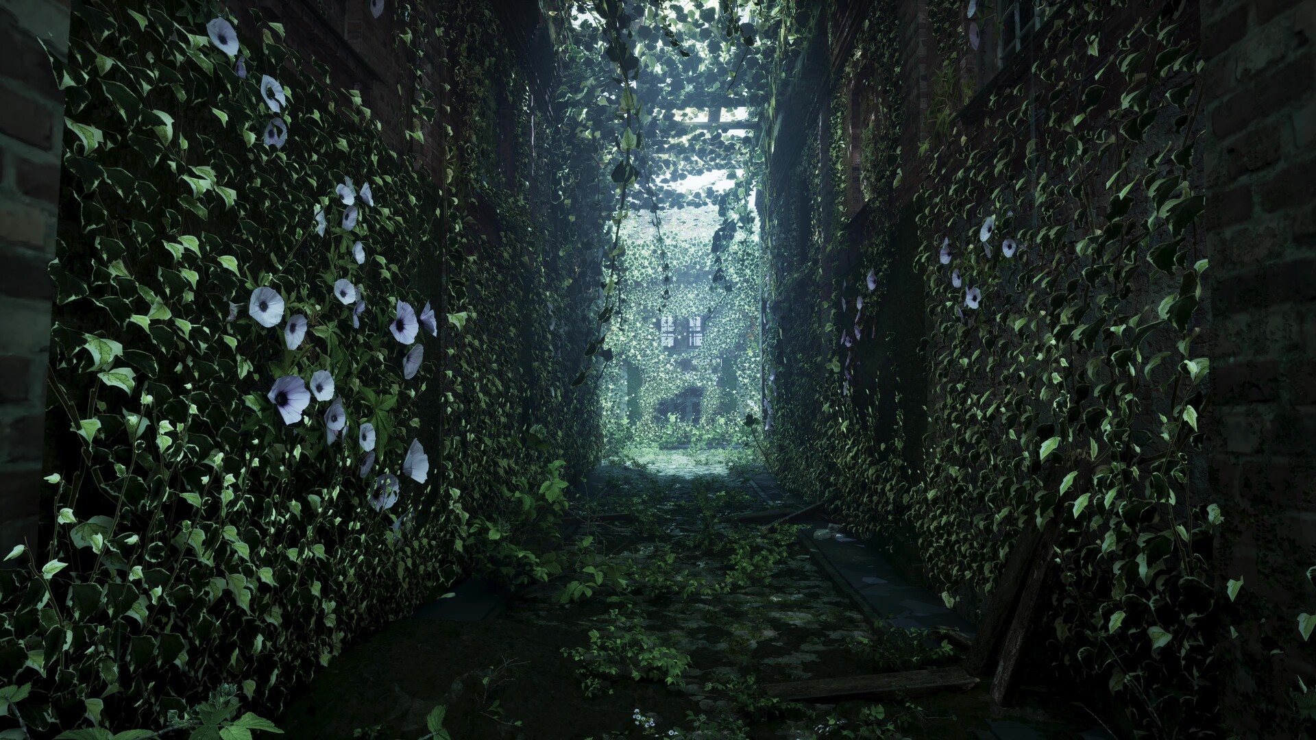 ArtStation - Overgrown Alleyway