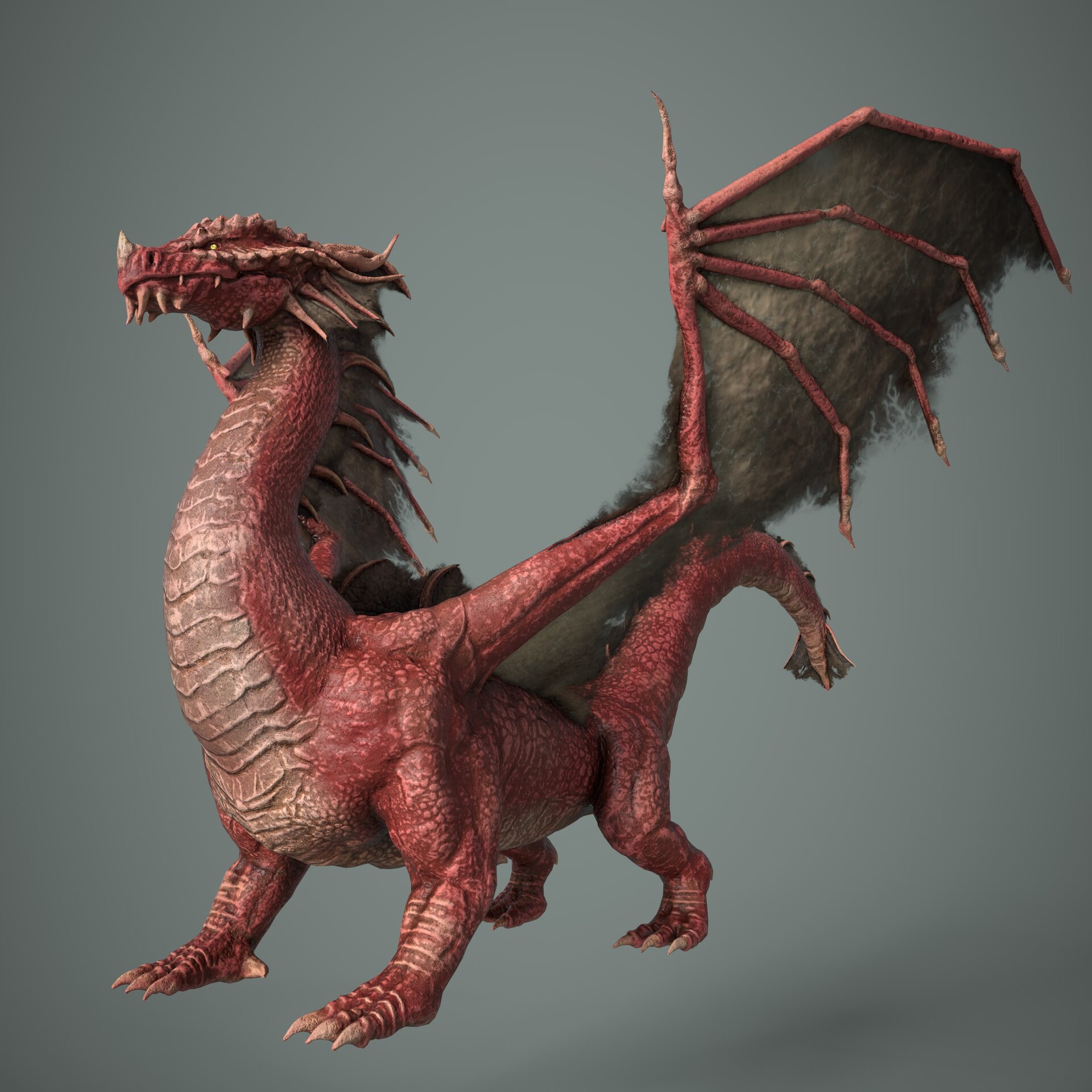ArtStation - Red Dragon