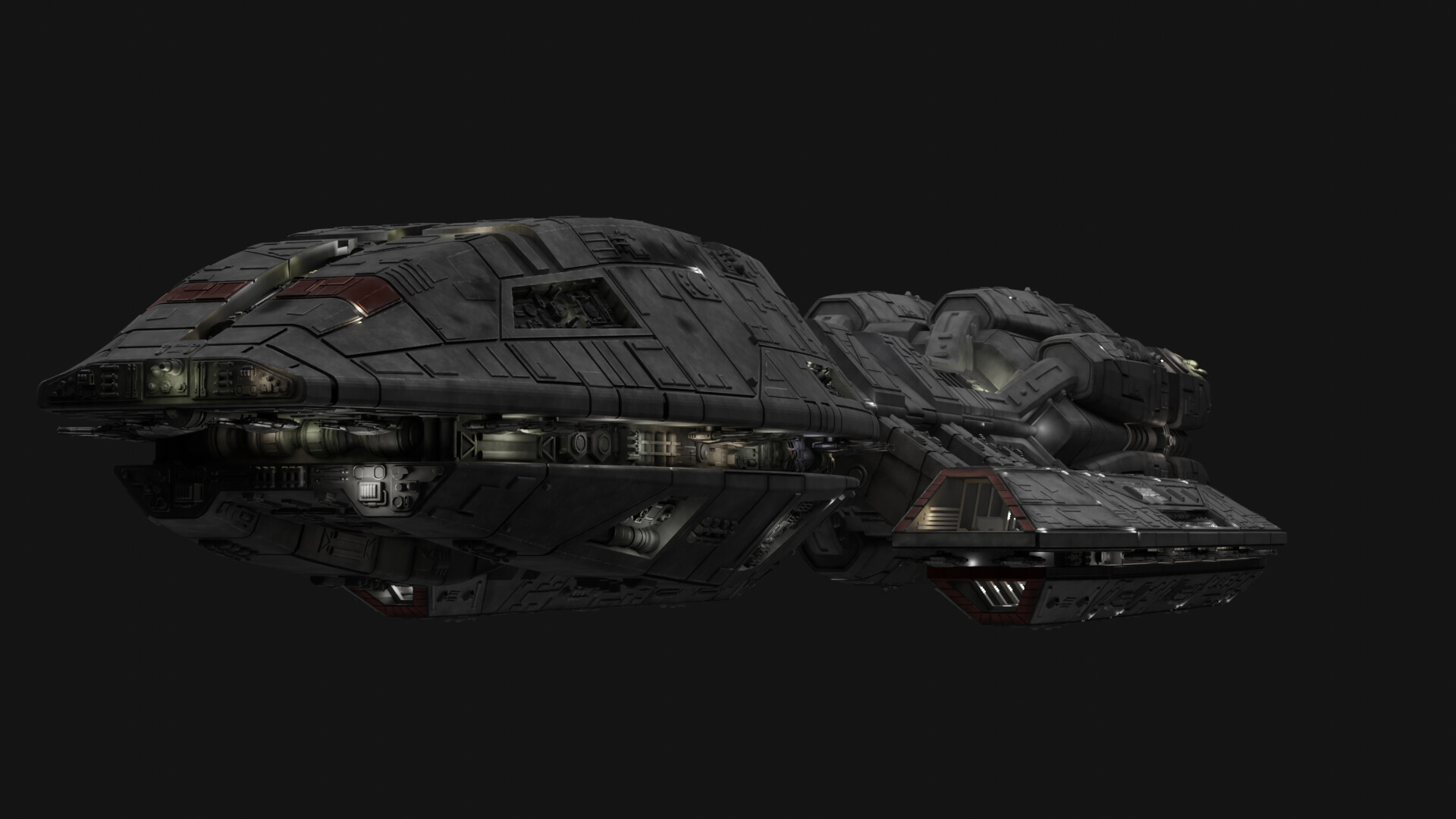 ArtStation - WIP Battlestar Pegasus