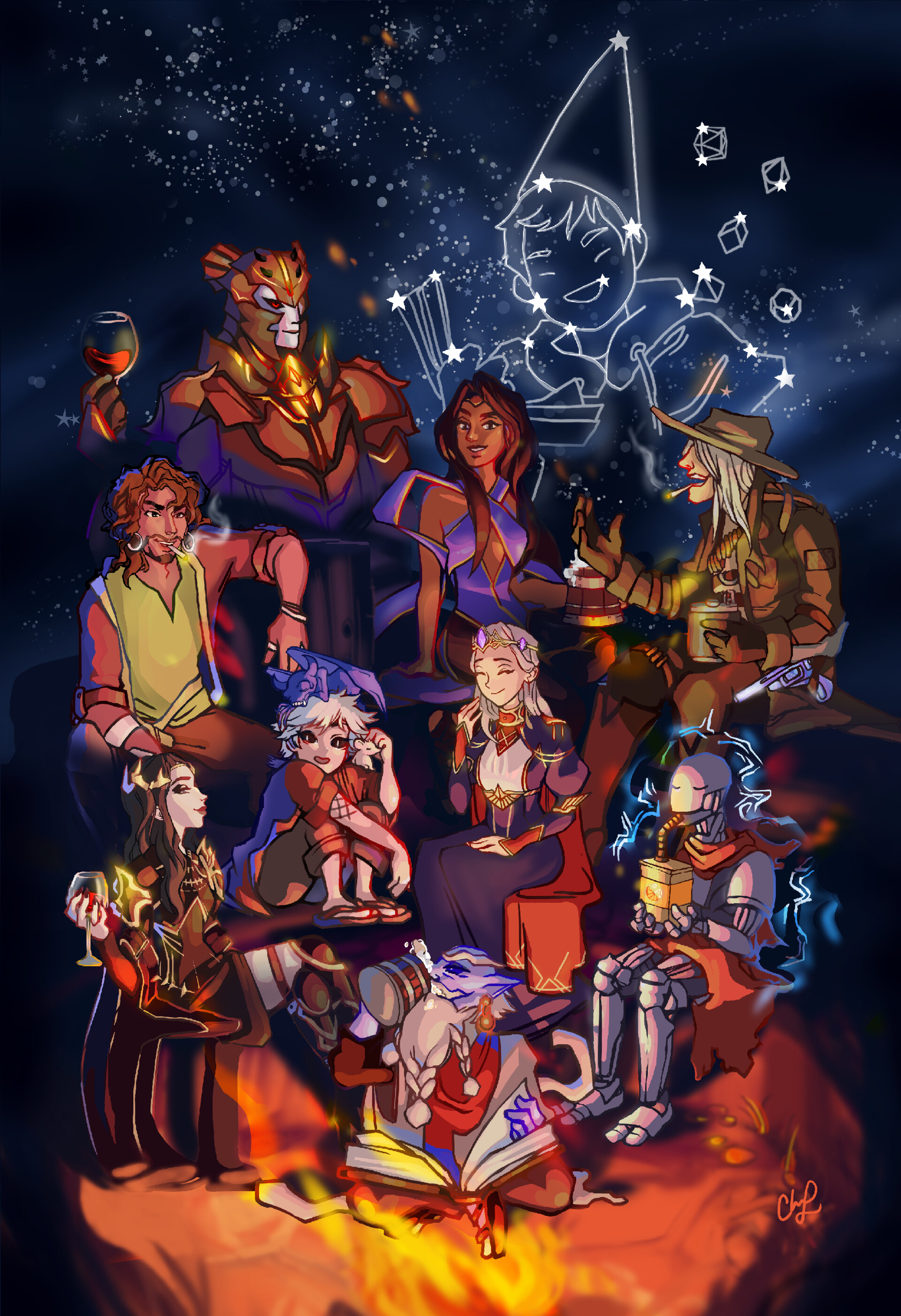 ArtStation - D&D Portrait - Digital Illustration