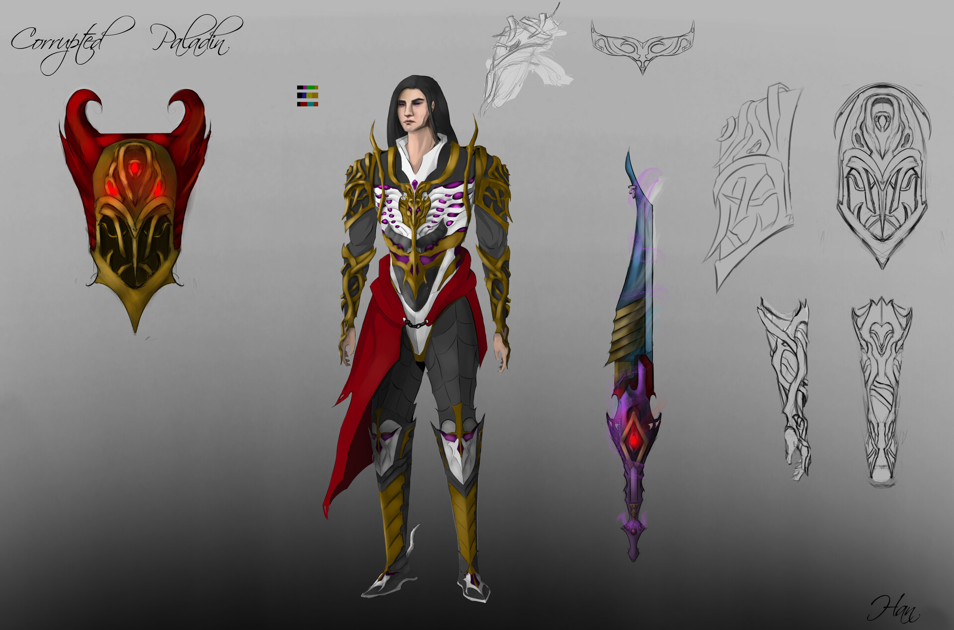 ArtStation - Corrupted Paladin