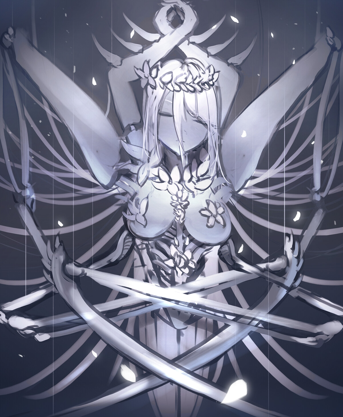 ArtStation - Corpse Art : White Flower