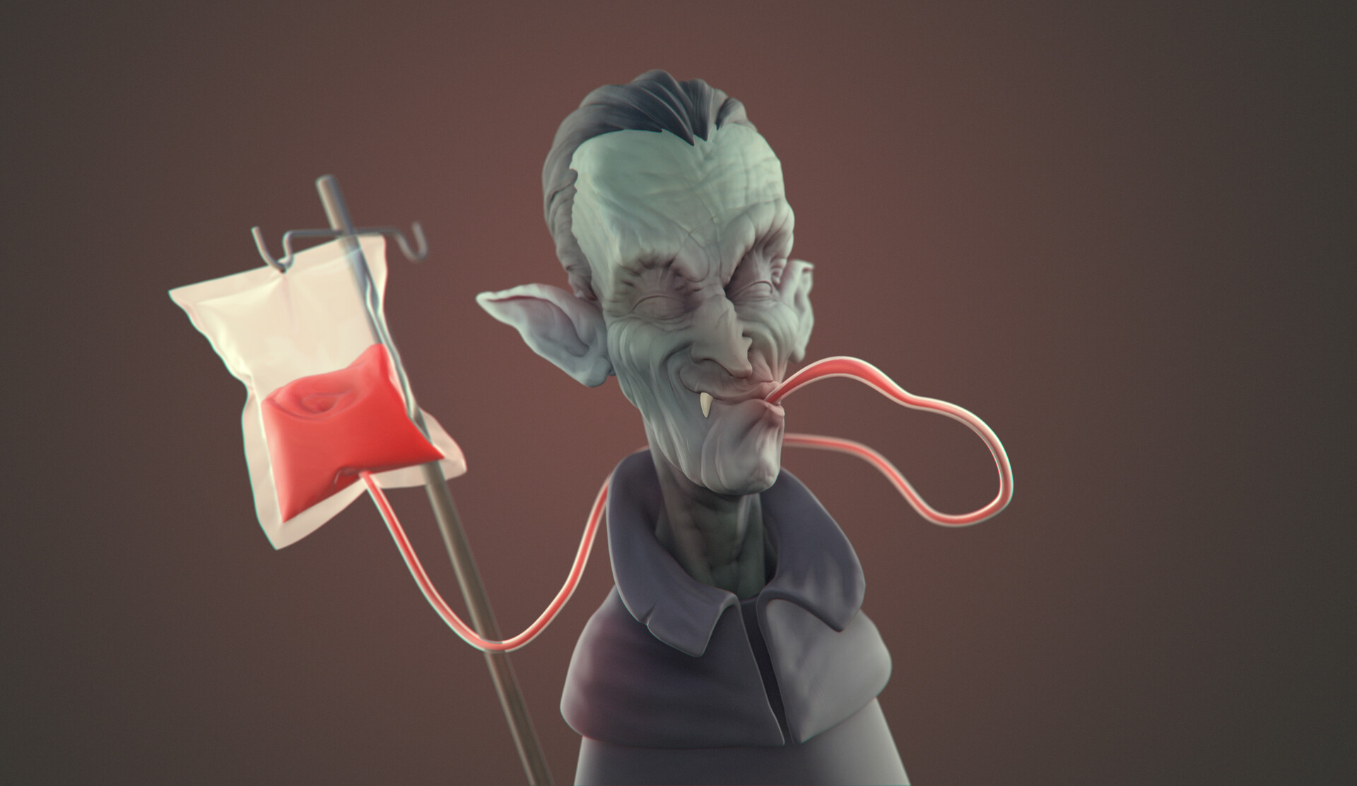 ArtStation - Speed Sculpt - Thirsty Vampire