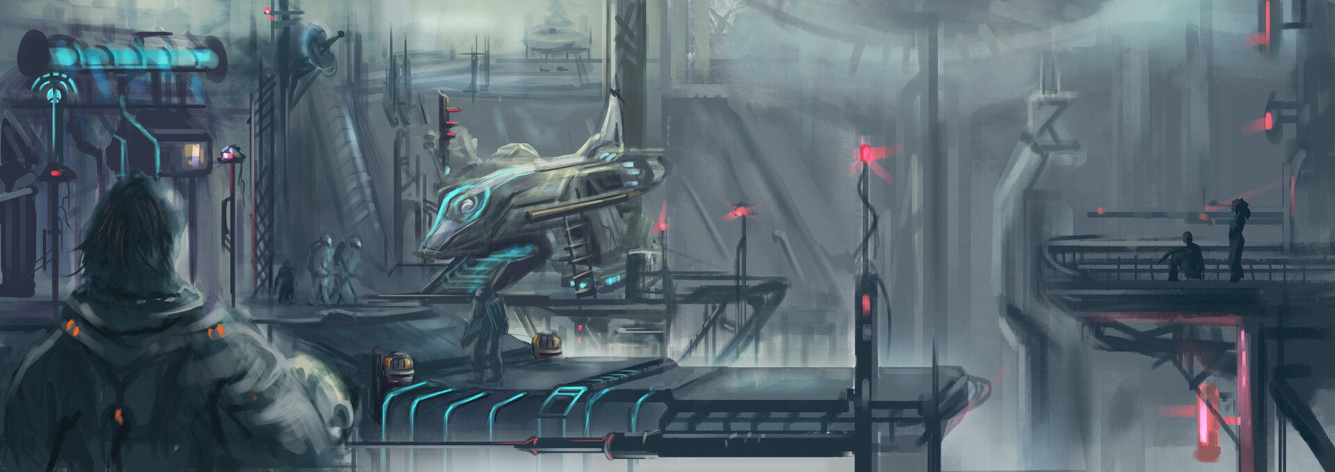 ArtStation - Illustration keyframe environment art