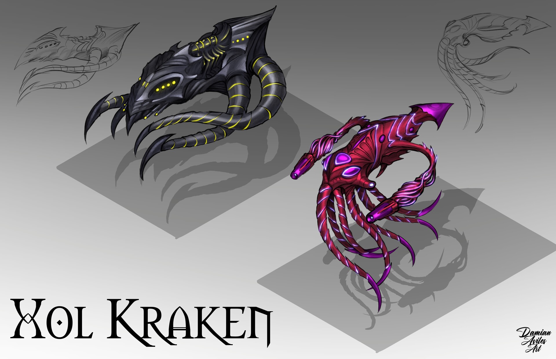 ArtStation - Alien Vehicles concept art