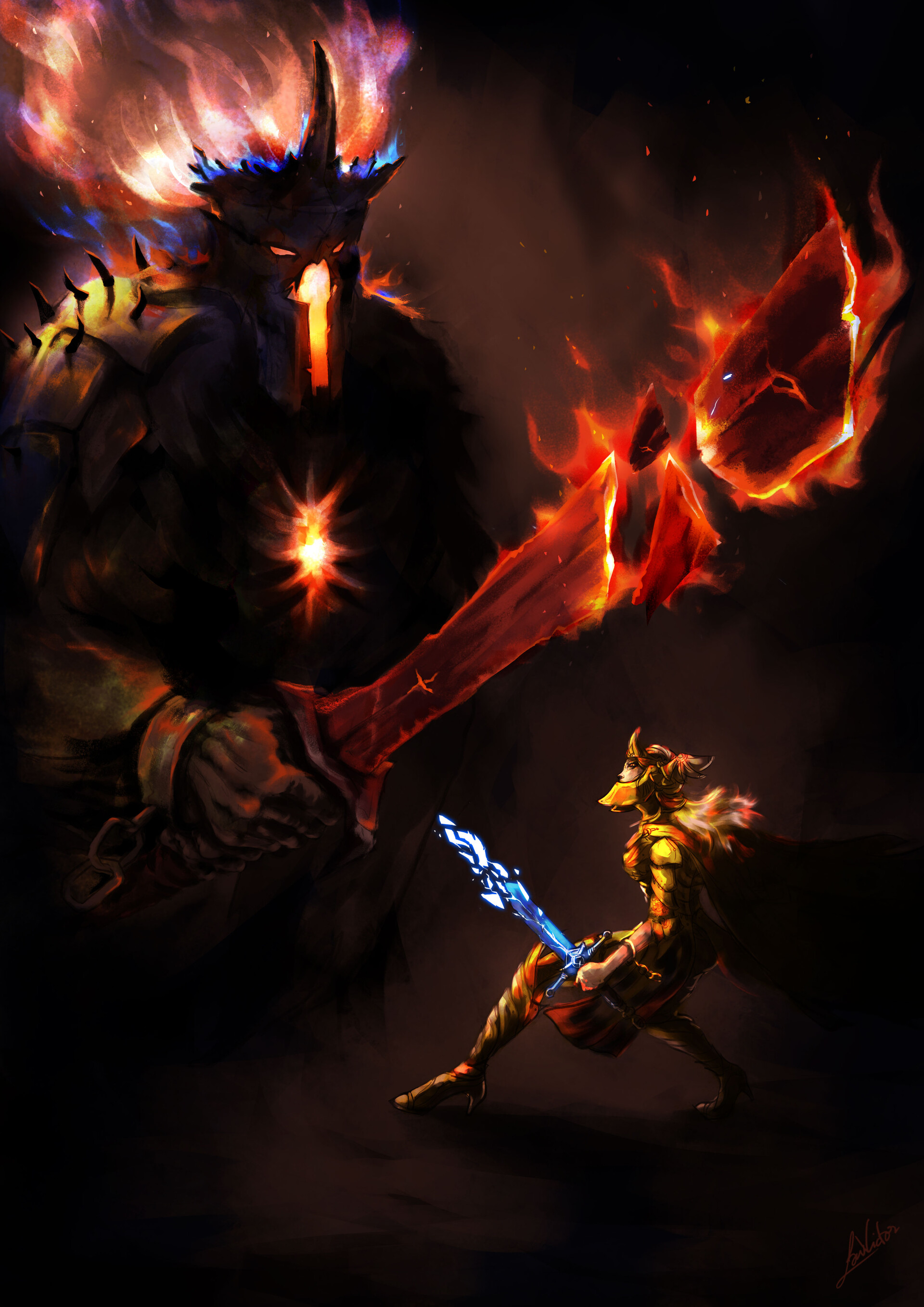 ArtStation - The Golden bane