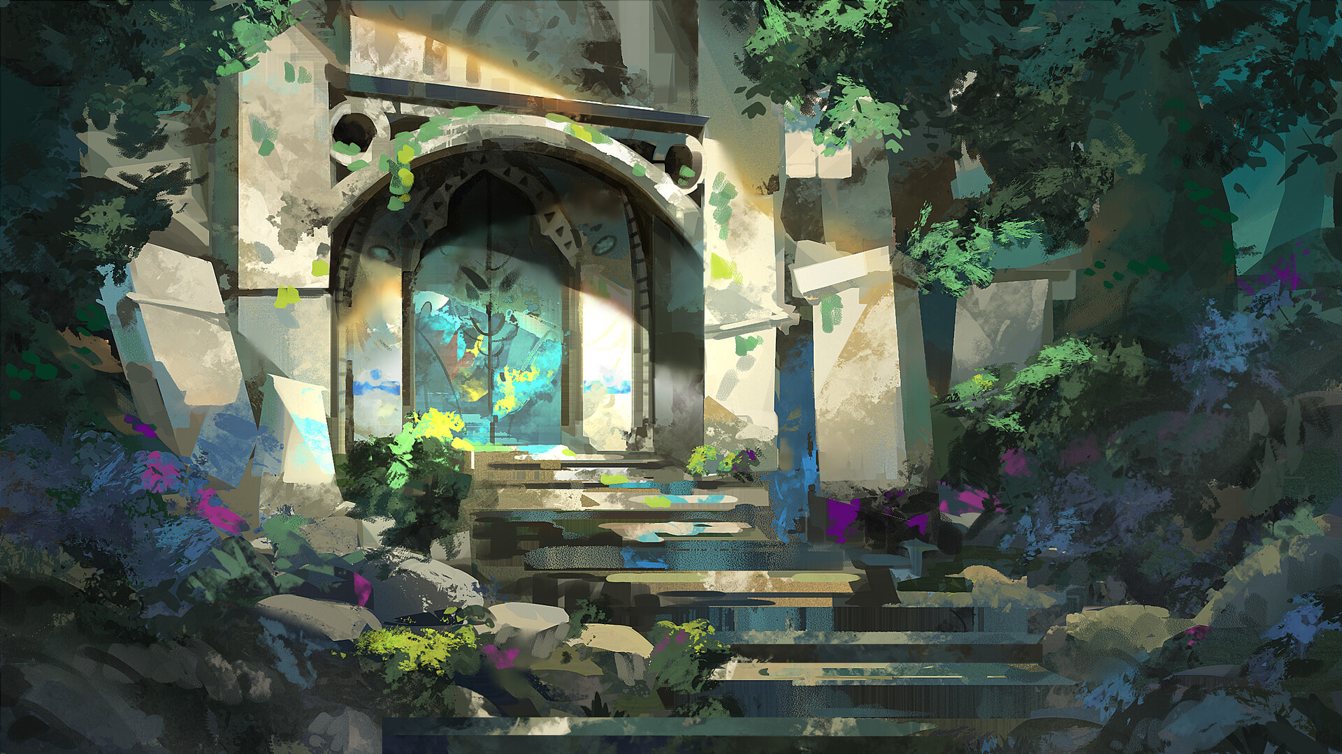 ArtStation - Forest Temple