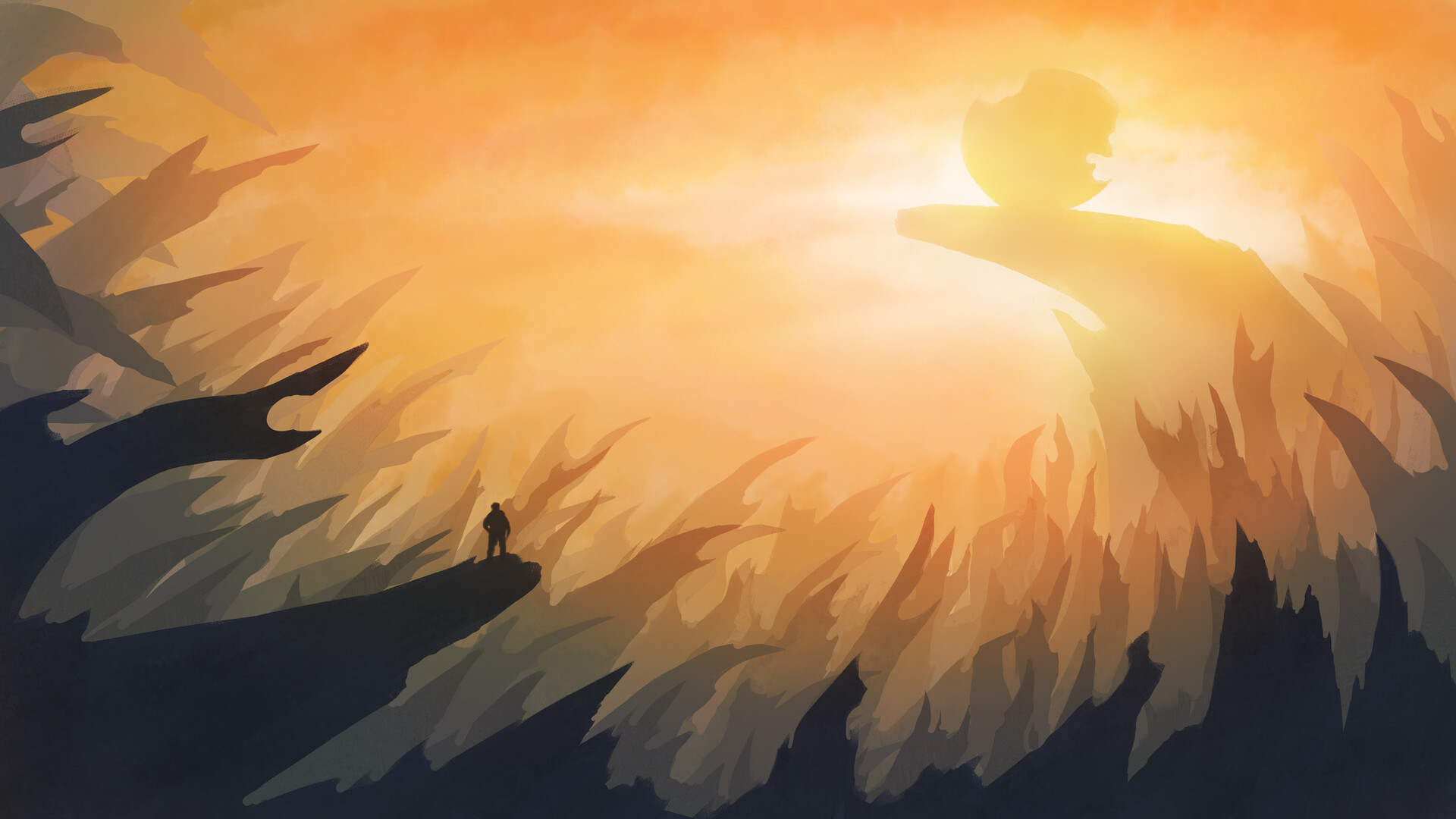 ArtStation - Silhouette landscape exercise