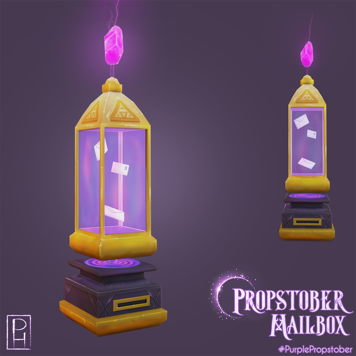 ArtStation - #Propstober - Dalaran MailBox Concept (fanart)