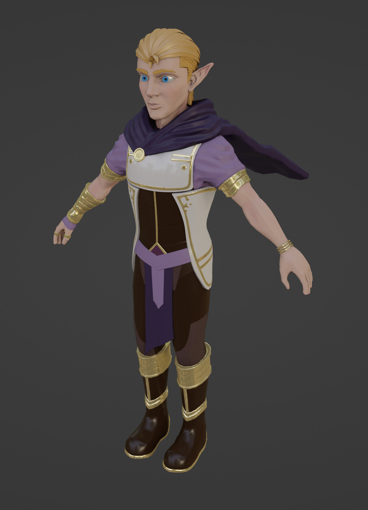 Mattias Pryck - Ameth Whitefeather, my dungeons and dragons character (wip)