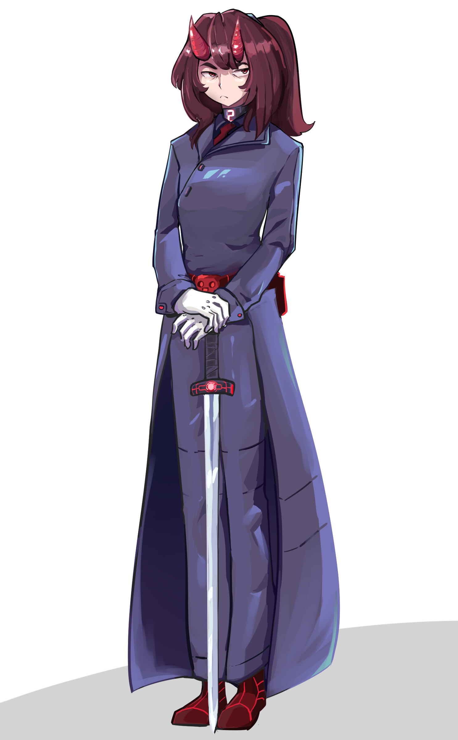 ArtStation - Oni police character design