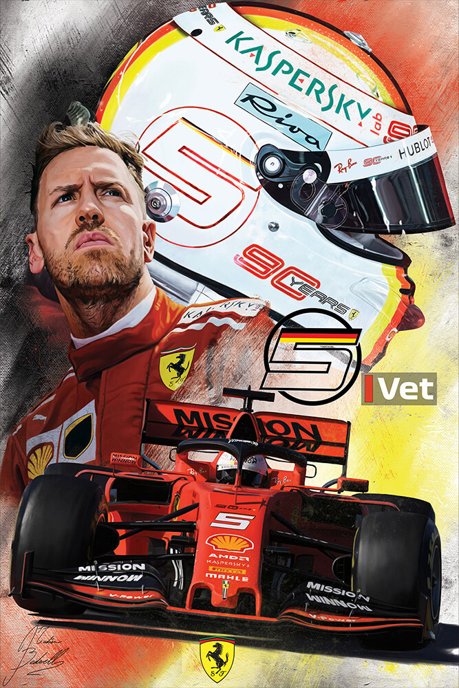 ArtStation - Vettle the Ferrari Era (Legacy Series), Digital painting, 2021