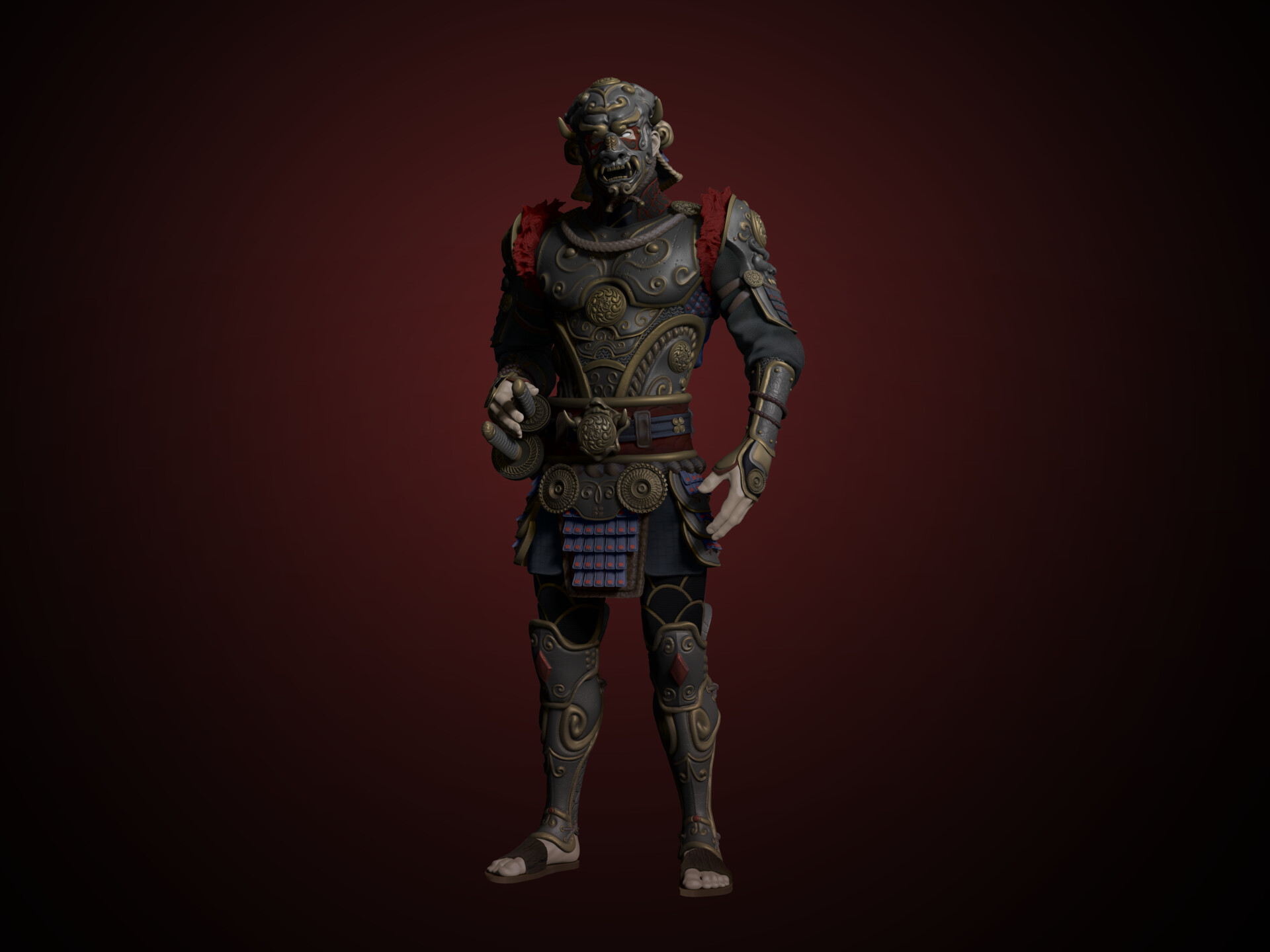 ArtStation - Yoshimitsu project in Zbrush