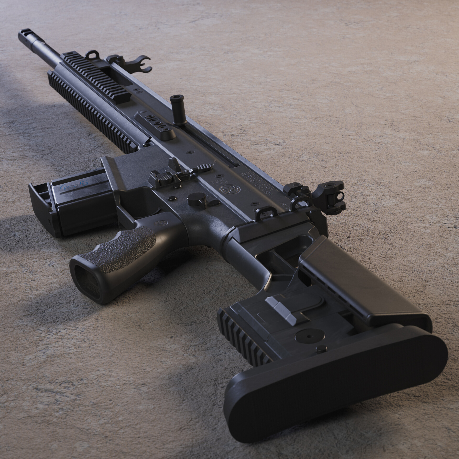 ArtStation - FN SCAR 20S